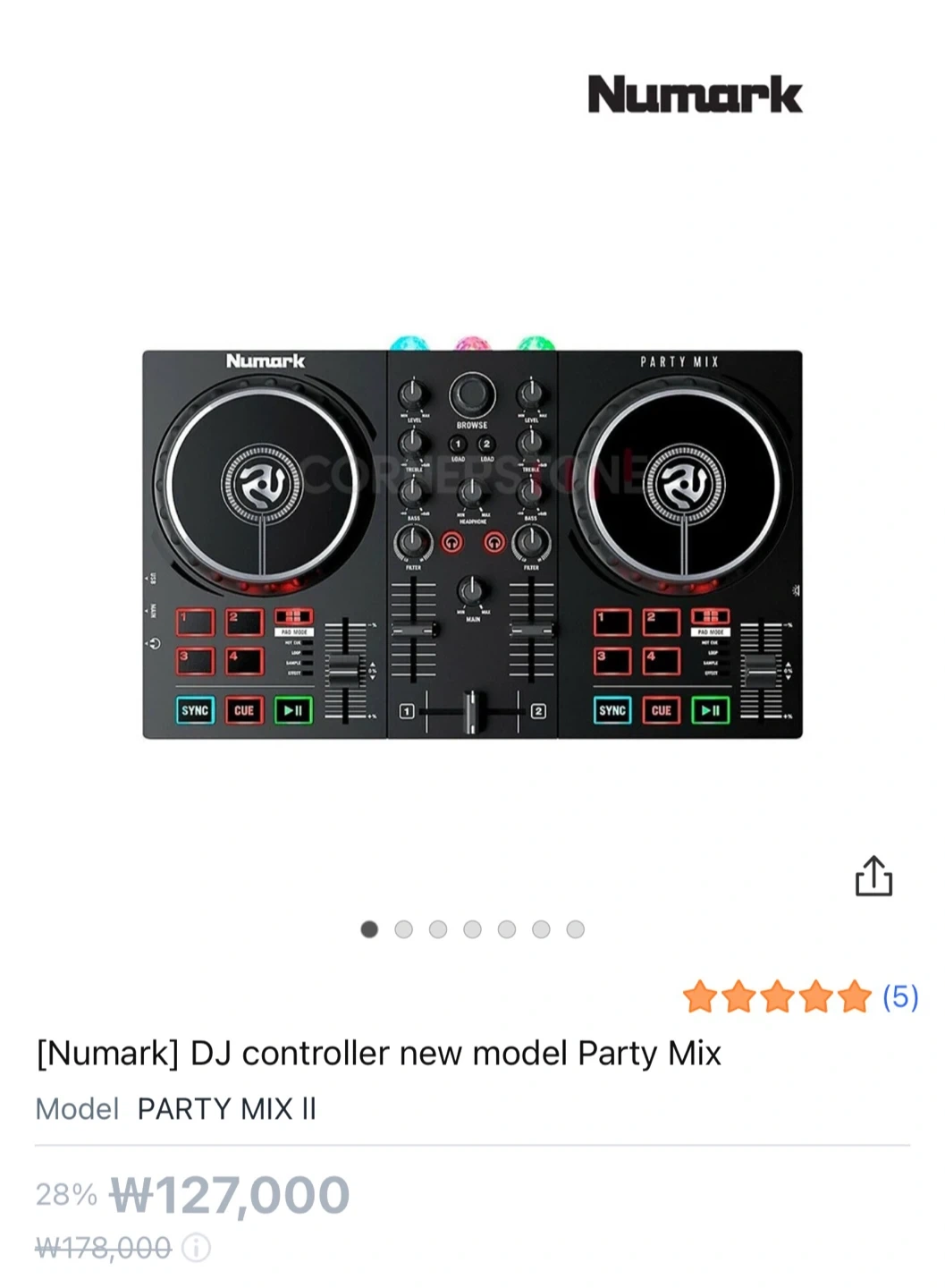 Numark Party Mix II DJ 컨트롤러 새제품 | 디지털기기 | 당근 중고거래