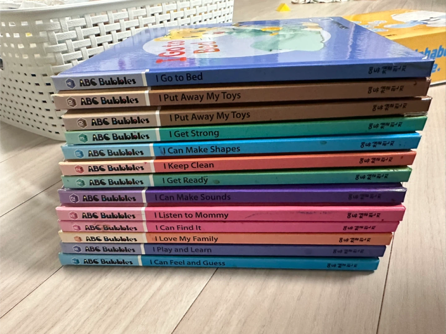 ABC Bubbles 영어 그림책 12권+dvd+교구 | 유아도서 | 당근 중고거래