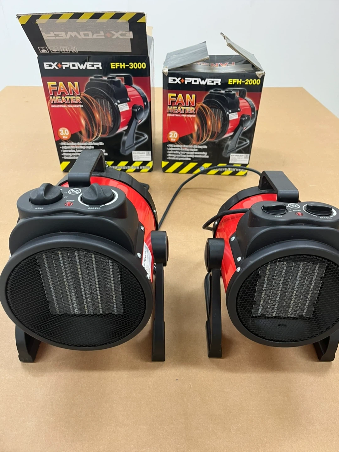 EX-POWER 팬히터 EFH-2000, EFH-3000 두 대 | 생활가전 | 당근 중고거래