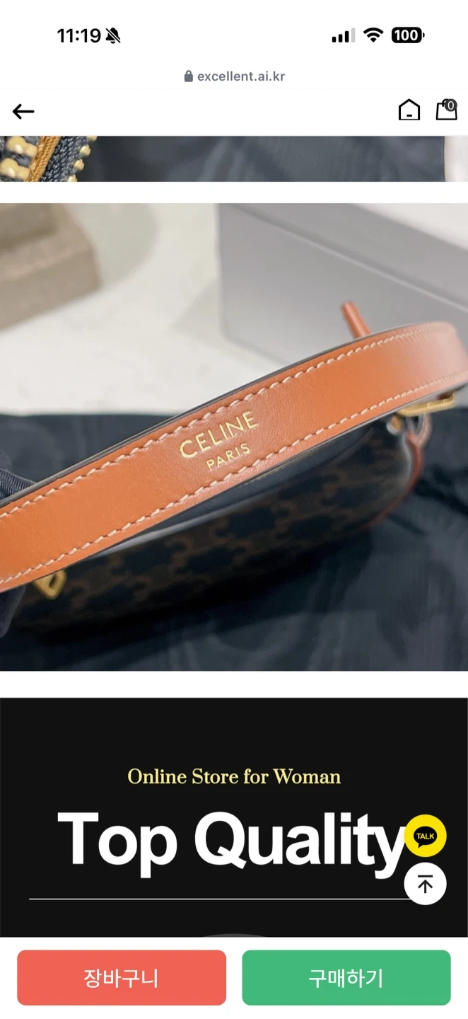 셀린느 아바백 트리오페 캔버스 브라운 | 여성잡화 | 당근 중고거래