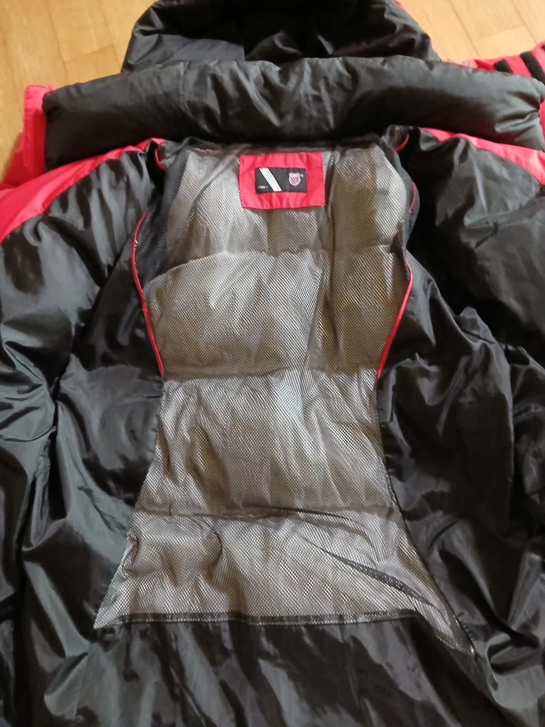 K-SWISS 빨간색 패딩 100 | 스포츠/레저 | 당근 중고거래