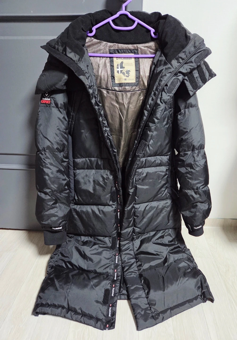 Hummel 롱패딩 L블랙 | 남성패션/잡화 | 당근 중고거래