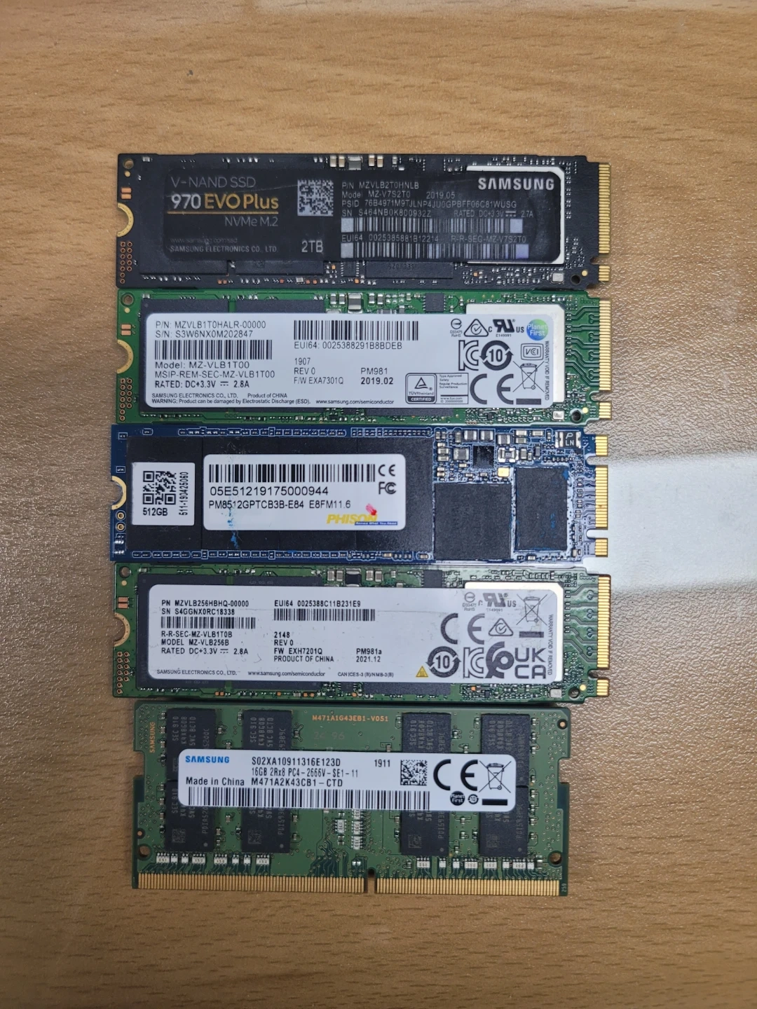 삼성 NVME SSD 970 EVO Plus 2TB외 SSD, 노트북 메모리팝니다. | 디지털기기 | 당근 중고거래