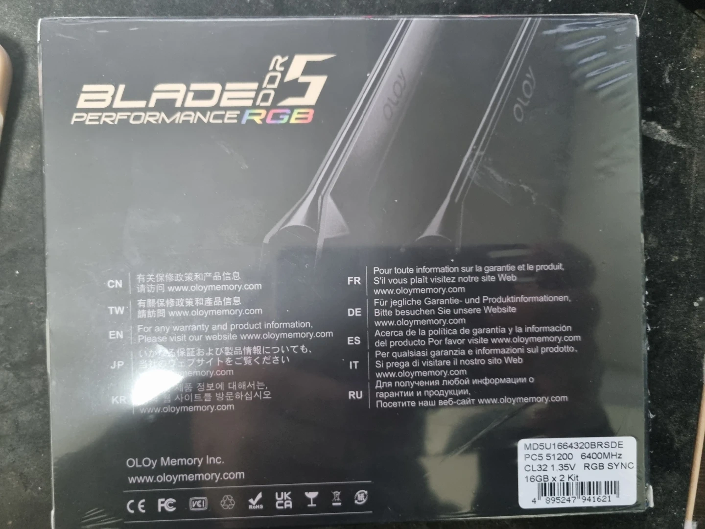 OLOy Blade RGB DDR5 32GB 6400MHz 미개봉 | 디지털기기 | 당근 중고거래