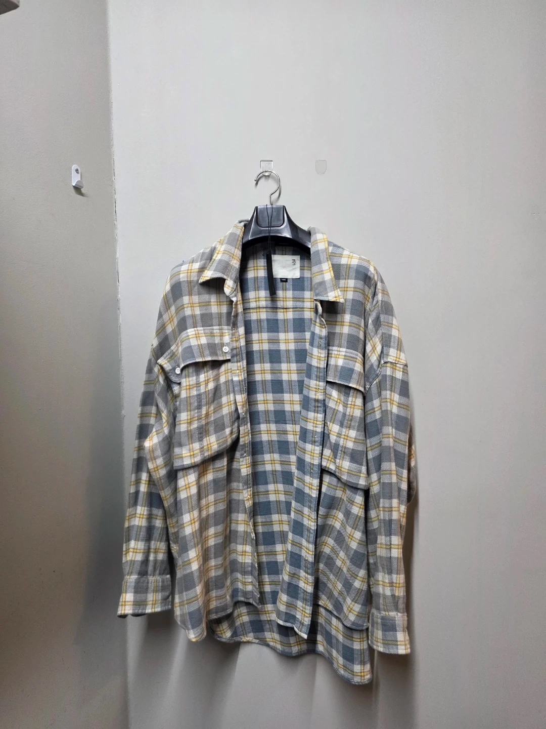 R13 포켓 오버사이즈 셔츠 (L) / 정가 150 / 아이유 GD 남방 | 남성패션/잡화 | 당근 중고거래