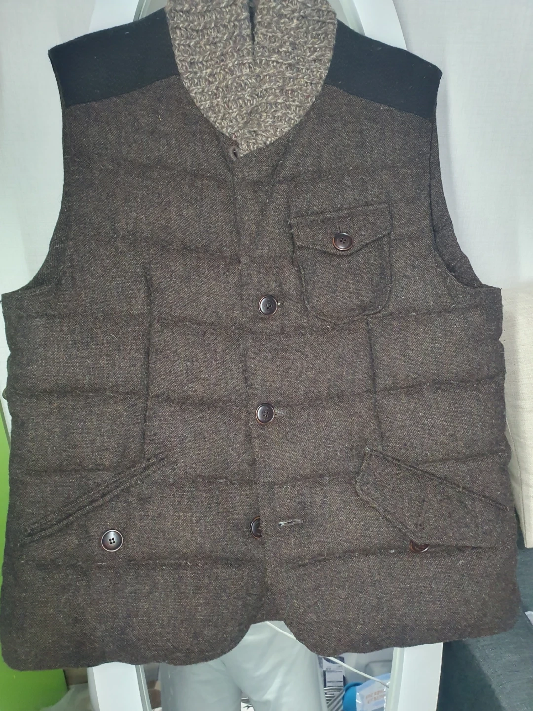 INTERMEZZO 헤링본 패딩 조끼 | 남성패션/잡화 | 당근 중고거래