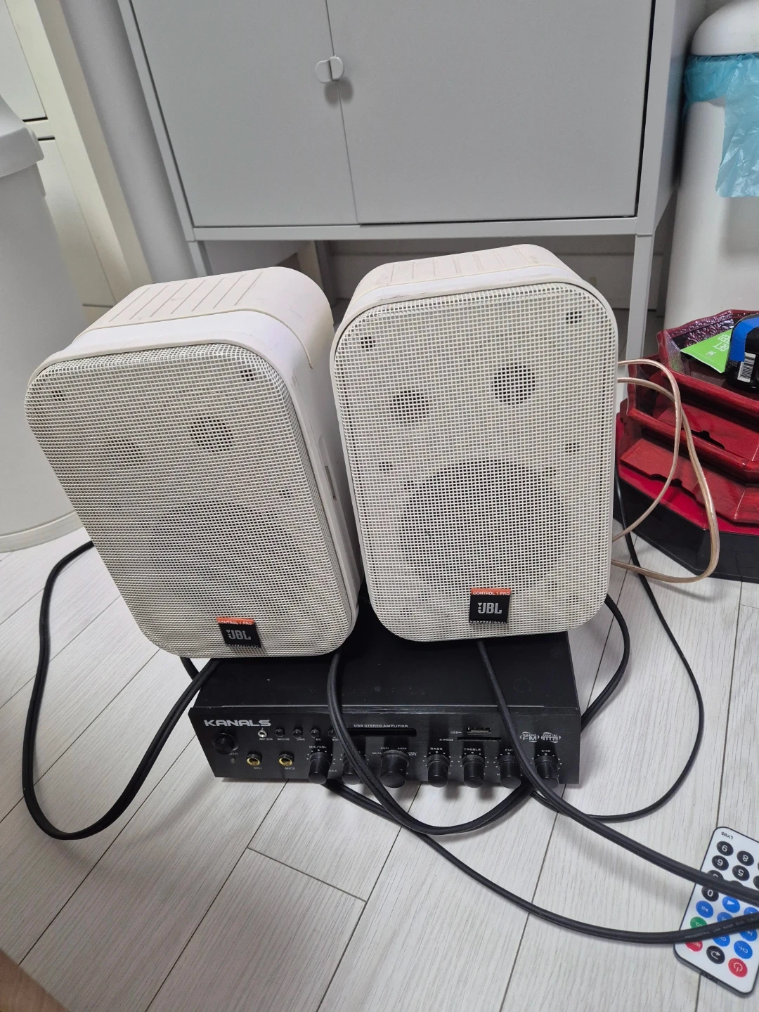 JBL Control 1 Pro 스피커 2개 + KANALS 앰프 | 디지털기기 | 당근 중고거래