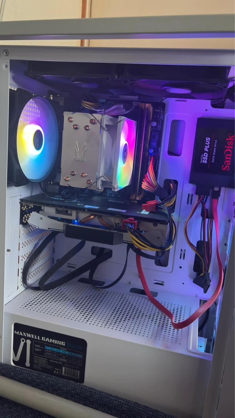 화이트 LED PC 본체 판매합니다. | 디지털기기 | 당근 중고거래