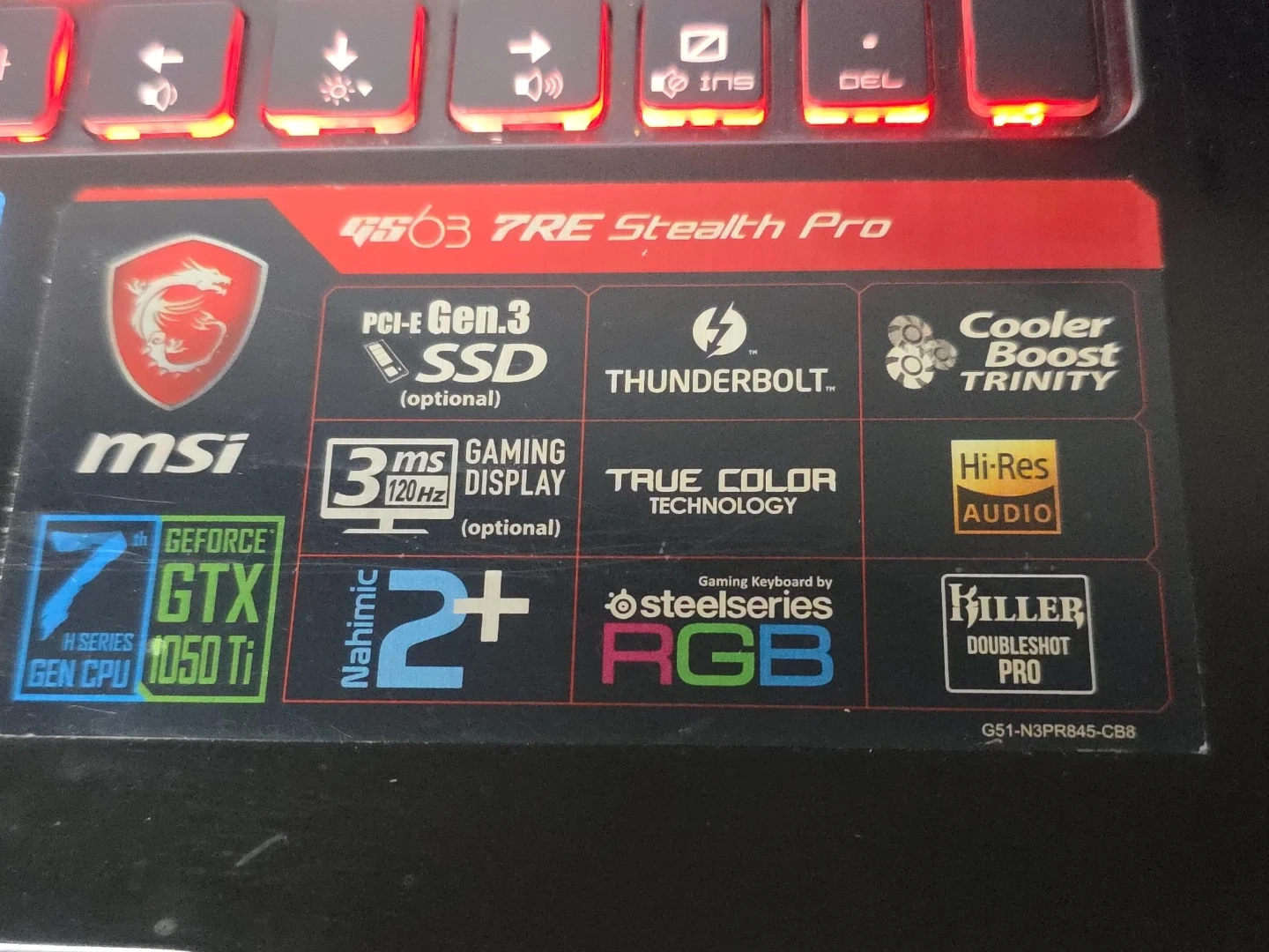 MSI GS63 7RE Stealth Pro 게이밍 노트북 | 디지털기기 | 당근 중고거래